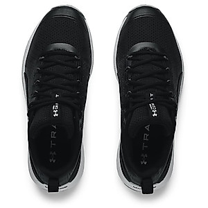 Under Armour Men's Charged Commit Tr 3, Black (001)/White, 10.5 M US