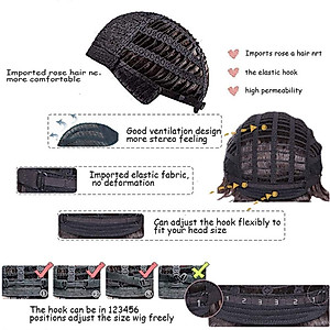 Beweig Mens Brown Wig Short Curly Side Part Synthetic Hair Replacement Wig for Daily Party Costume Halloween