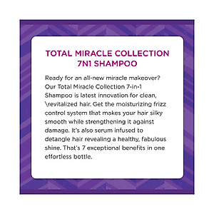 AUSSIE Total Miracle 7 in 1 Shampoo & Conditioner 26.2 FL OZ ( 1 bottle each )