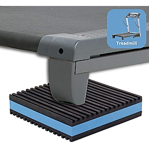 Forestchill Heavy Duty Anti Vibration Pads, 6" x 6" x 7/8" Ribbed Rubber with Blue Foam Center Isolation Pad for HVAC, Air Compressor, Washer and Dryer, Air Conditioner Units (Pack of 4)