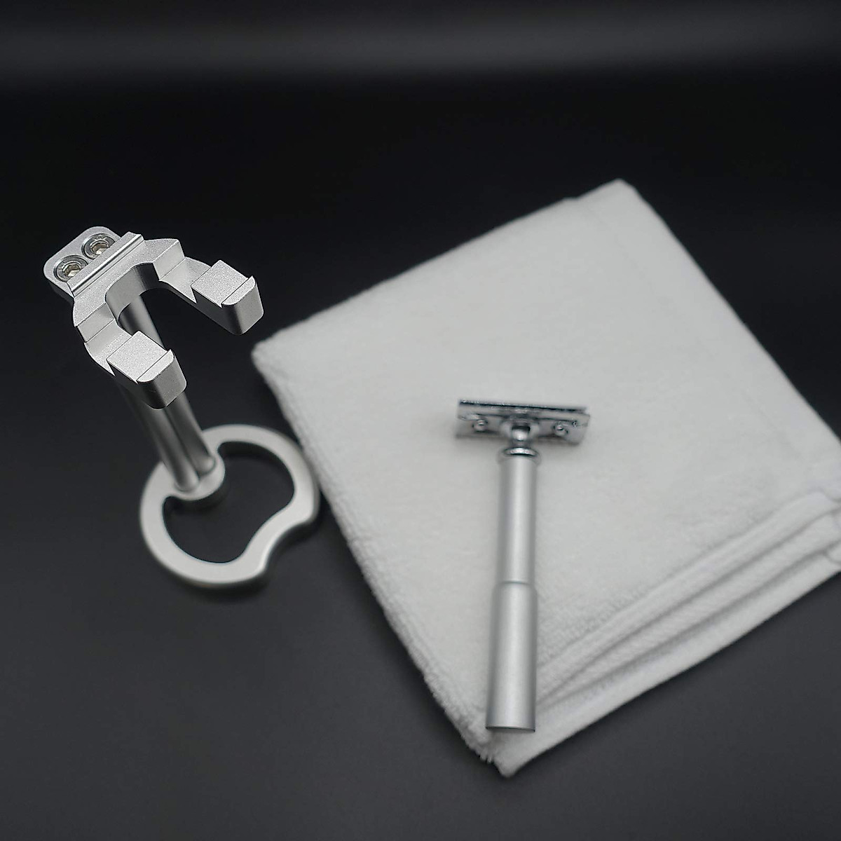 Bicrops Zinc Alloy Razor Holder, Suitable For A Variety Of Razors, Razor Holders That Can Extend The Life Of The Razor