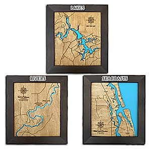 Personalized Gifts Wood Map Custom Lake Map Custom Map Gift Lake Gift Lake House Decor 5th Anniversary Gifts Wood Anniversary Gift Fifth Anniversary Gifts 5 Year Anniversary Gift Wife Gifts Mom Gifts