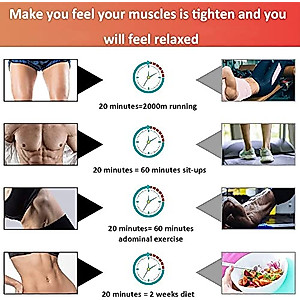 Jenylu AB Stimulator Toning Belt, Muscle Toner, Abdominal Training Belt Exercise Workout Equipment Machine, Portable Fitness Equipment for Home