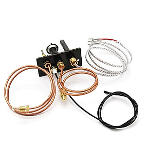 MENSI Propane and Natural Gas Pilot Assembly Replacement of HHT Pilot Assembly Part 10002264 for Fireplaces, Fryer with 750mV Thermopile