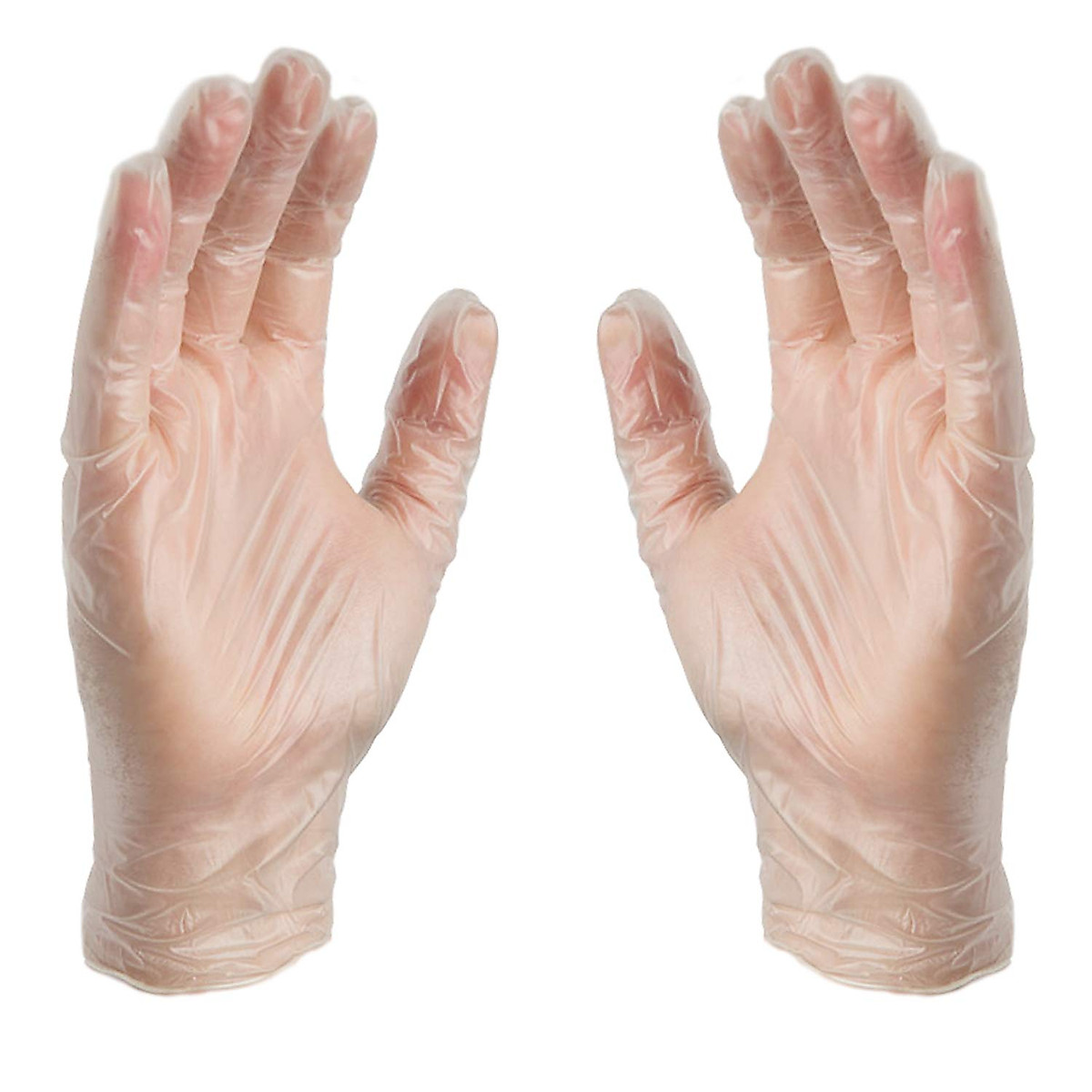 X3 Industrial Clear Vinyl Gloves, Box of 200, 3 Mil, Size Small, Latex Free, Powder Free, Disposable, Food Safe, GPX3D42100-BX