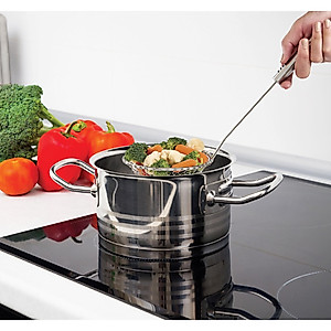 Helen’s Asian Kitchen Spider Strainer, All Stainless Steel, 5-Inch Strainer Basket With 10.25-Inch Handle