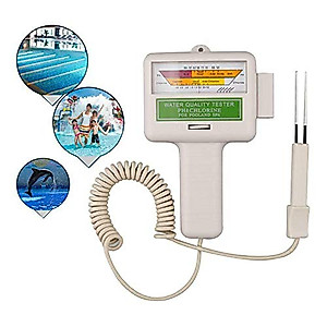 TenYua PC-101 PH CL2 Chlorine Tester Water Quality Tester Portable Home Swimming Pool Spa Aquarium PH Meter Test Monitor