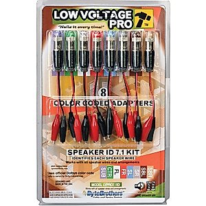 Triplett Byte Brothers Home Theater Speaker 7.1 Mapper Kit for Triplett Low Voltage Pro Cable Testers LVPRO 20/30/30SR (LVPRO-SPKR(7.1)ID)