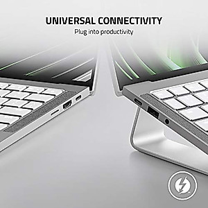 Razer Book 13 Laptop: Intel Core i7-1165G7 4 Core, Intel Iris Xe, 13.4" UHD+ Touch (3840 x 2100), 16GB RAM, 512GB PCIe M.2, CNC Aluminum, Chroma RGB, Thunderbolt 4, Intel Evo Certified, Mercury White