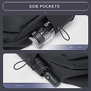 coofay Black Carry on Backpack For Women Men Waterproof College Gym Backpack Lightweight Small Travel Backpack Rucksack Casual Daypack Laptop Backpacks Hiking Backpack