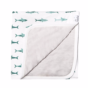 Copper Pearl Three-Layer Baby Blanket: Soft Baby Quilts for Boys and Girls | Breathable, Cozy, Toddler Blanket | Baby Quilt for Newborns | 46x46 Premium Polyester/Rayon | Pacific