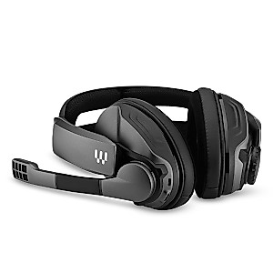 EPOS GSP 370 Wireless Gaming Headset, Black (Renewed)