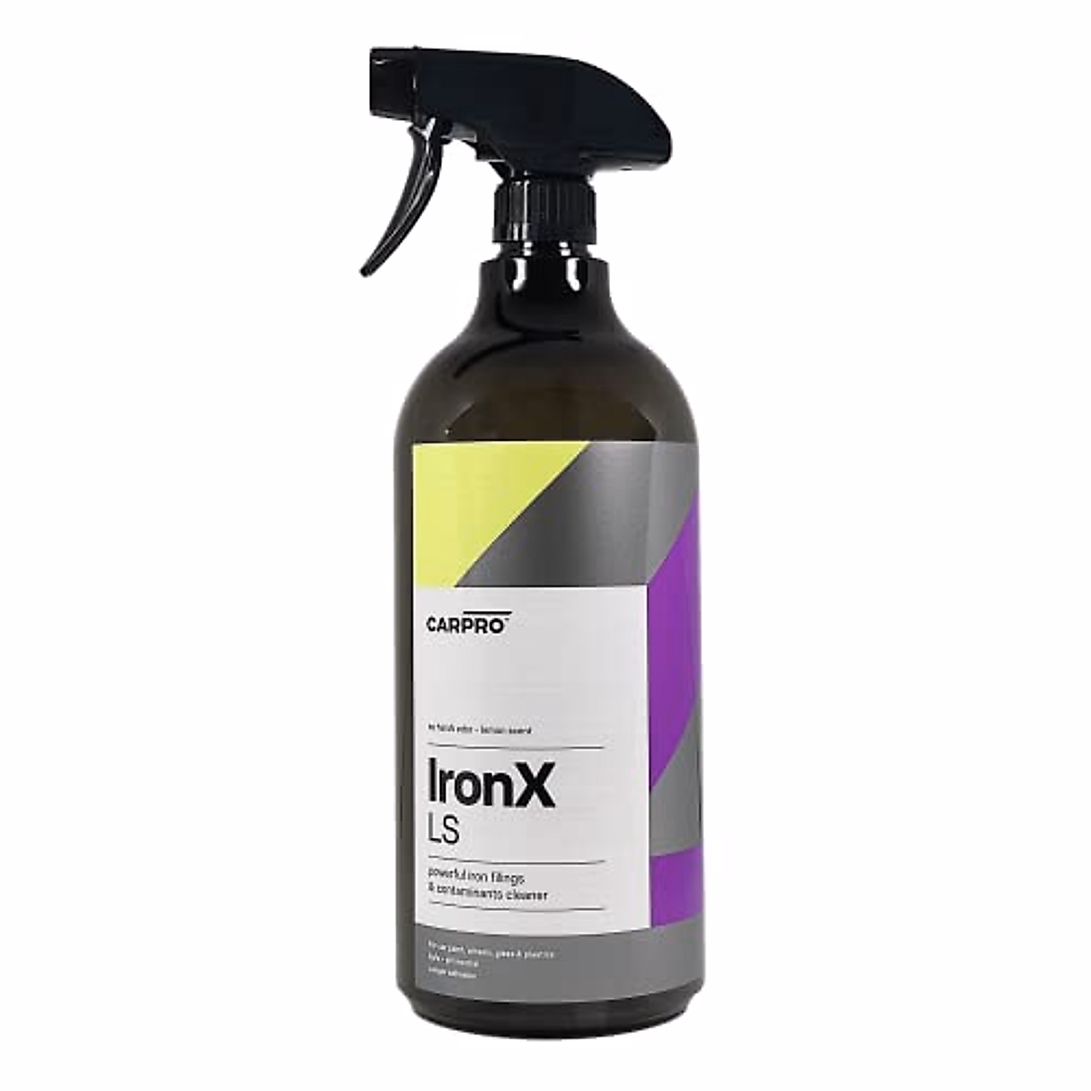 CARPRO IronX Iron Remover: Lemon Scent - Stops Rust Spots and Pre-Mature Failure of the Clear Coat, Iron Contaminant Removal - Liter with Sprayer (34oz)