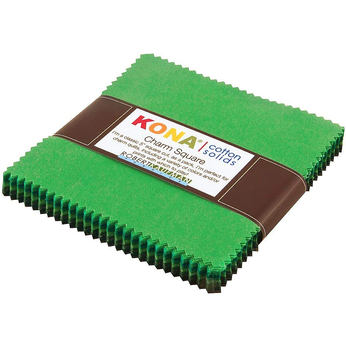 Studio RK Kona Cotton Solids Wondrous Woods Charm Squares 42 5-inch Squares Charm Pack Robert Kaufman Fabrics CHS-355-42