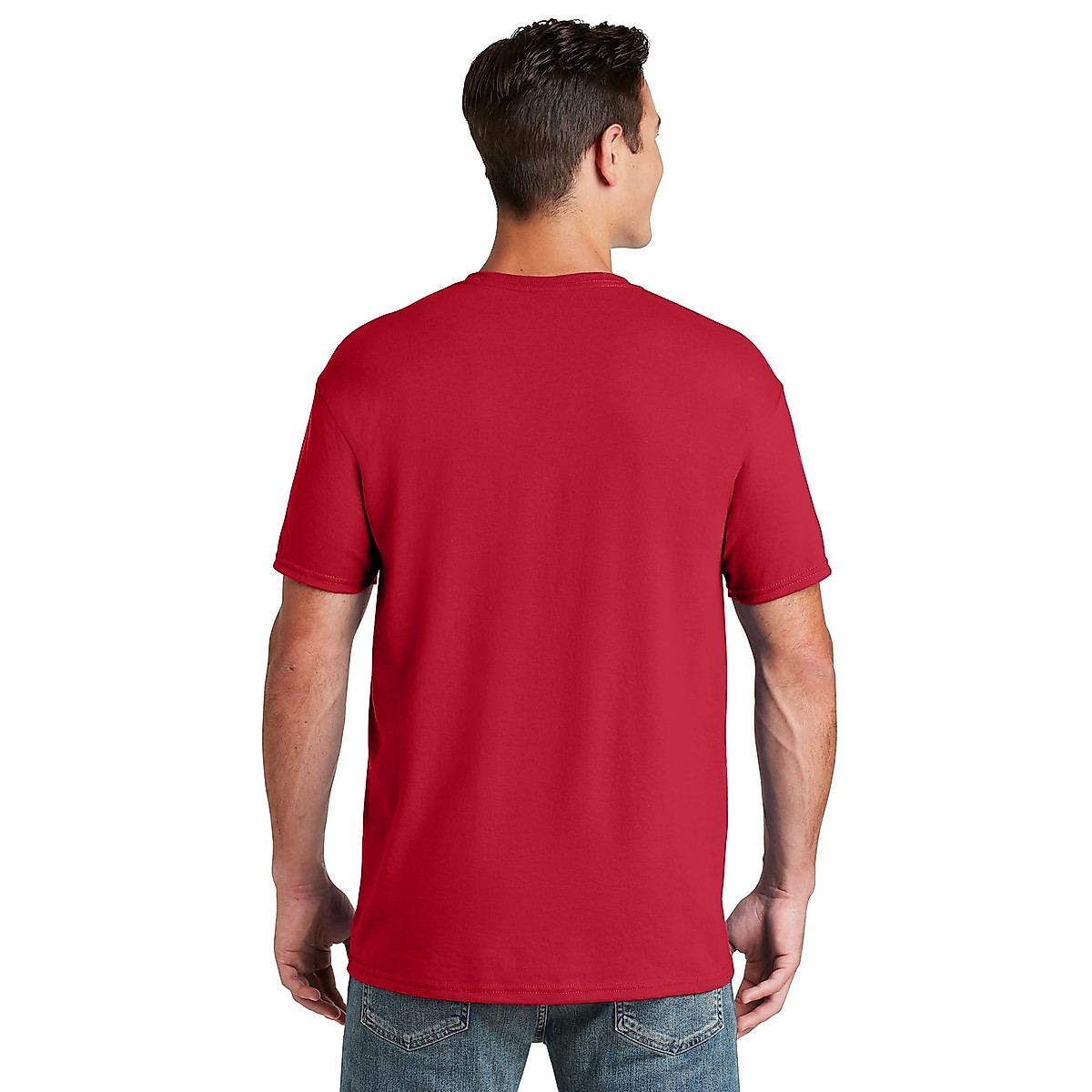 Jerzees Dri-Power Mens Active T-Shirt Medium True Red