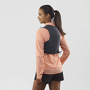 Salomon Advanced Skin 5 Set Unisex Trail Running Vest Backpack, Ebony, Large