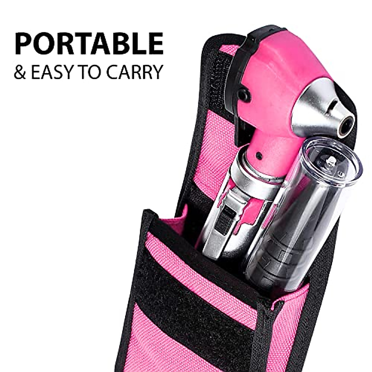 Surgicalonline Otoscope - Ear Scope with Light, Ear Infection Detector, Pocket Size, in 10+ Colors! (Pink)