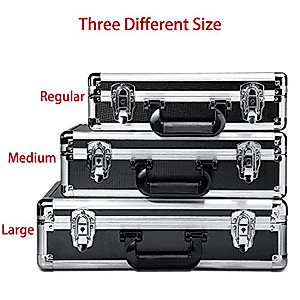 HUL 16in Two-Tone Aluminum Case with Customizable Pluck Foam Interior for Test Instruments Cameras Tools Parts and Accessories