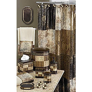 Zahari Home Zambia Stylish Waste Basket Modern Classic Luxury Decor Animal Print Western Design Trash Can