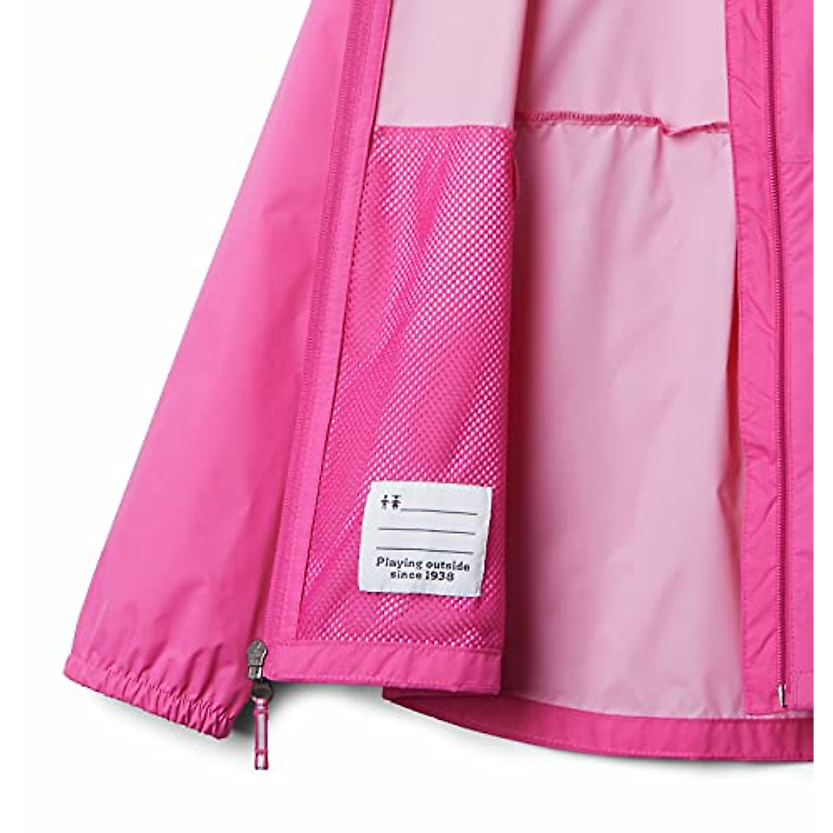 Columbia Girls' Toddler Switchback II Jacket, Pink Ice, 2T