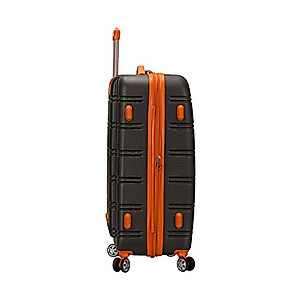 Rockland Melbourne Hardside Expandable Spinner Wheel Luggage, Charcoal, 3-Piece Set (20/24/28)