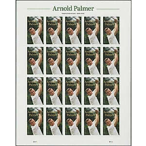 Famous Golfer Sheet of 20 Forever Postage Stamps Scott 5455
