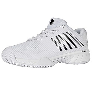 K-Swiss Women's Hypercourt Express 2 HB Tennis Shoe, White/Black, 9.5 M
