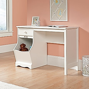 Sauder Pogo Desk, Soft White finish