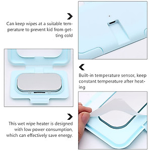 Kisangel 1 Set Baby Wipe Warmer Diaper Wipe Warmer USB Charge Portable Wet Tissue Heater for Outdoor Winter