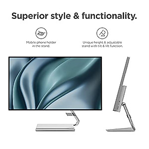 Lenovo - Q27h-20 Monitor - 27" QHD Display - 70 Hz Refresh Rate - Low Blue Light Certified, Grey