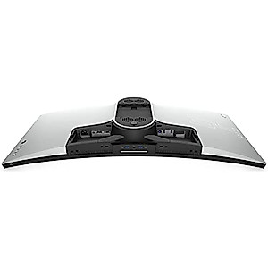 Alienware Dell New Curved 34 Inch WQHD 3440 X 1440 120Hz, NVIDIA G-SYNC, IPS LED Edgelight, Monitor - Lunar Light, AW3420DW (Renewed)