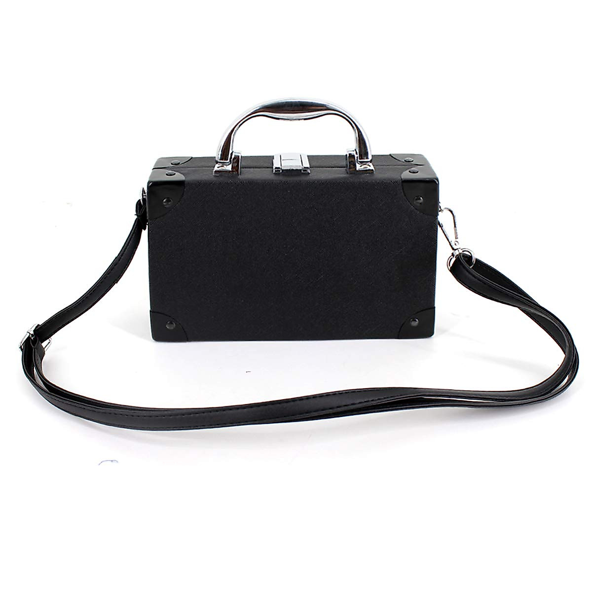 Heidi Bag Vintage Radio Clutch Handbag Leather Top Handle Crossbody Shoulder Bag