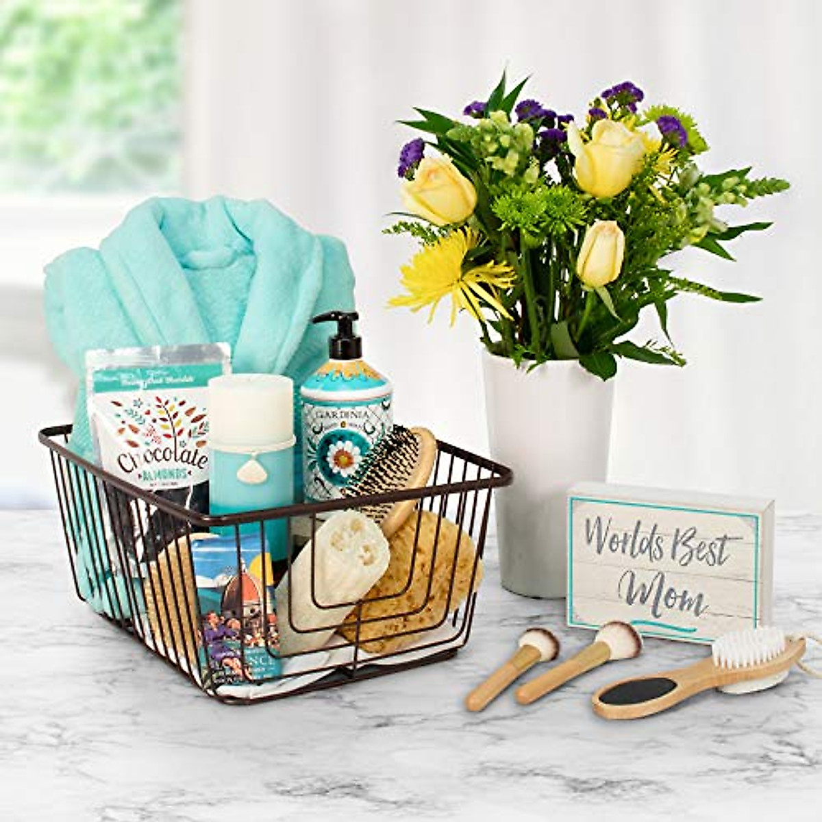 Spectrum Diversified Ashley Basket, Large, Bronze