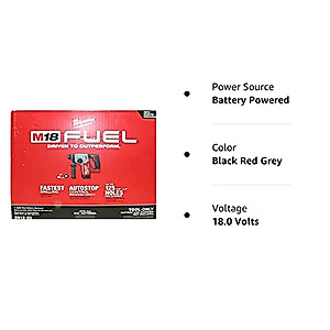 Milwaukee 2912-20 M18 Fuel 18V 1" Sds Plus Brushless Rotary Hammer