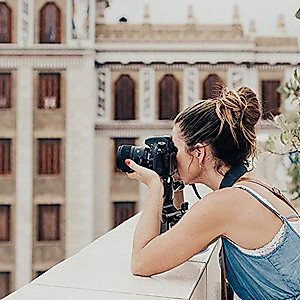 woleyi Windshield Dashboard DSLR Car Mount with Strong Suction Cup and Insurance Tether use for Canon, Nikon, Sony, DSLR, Olympus, Pentax, HeroFiber and More Cameras