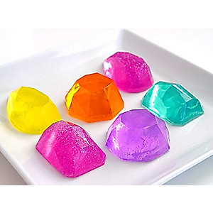 Gem Stones Soap Making Kit, Soap Molds, DIY Arts & Crafts Project, Gift & STEM Science Experiment for Kids Girls Boys Ages 8-12 and Up