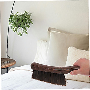 SOESFOUFU 2pcs Bathroom Cleaning Tools Bed Brush Bench Brush Couch Cleaning Brown