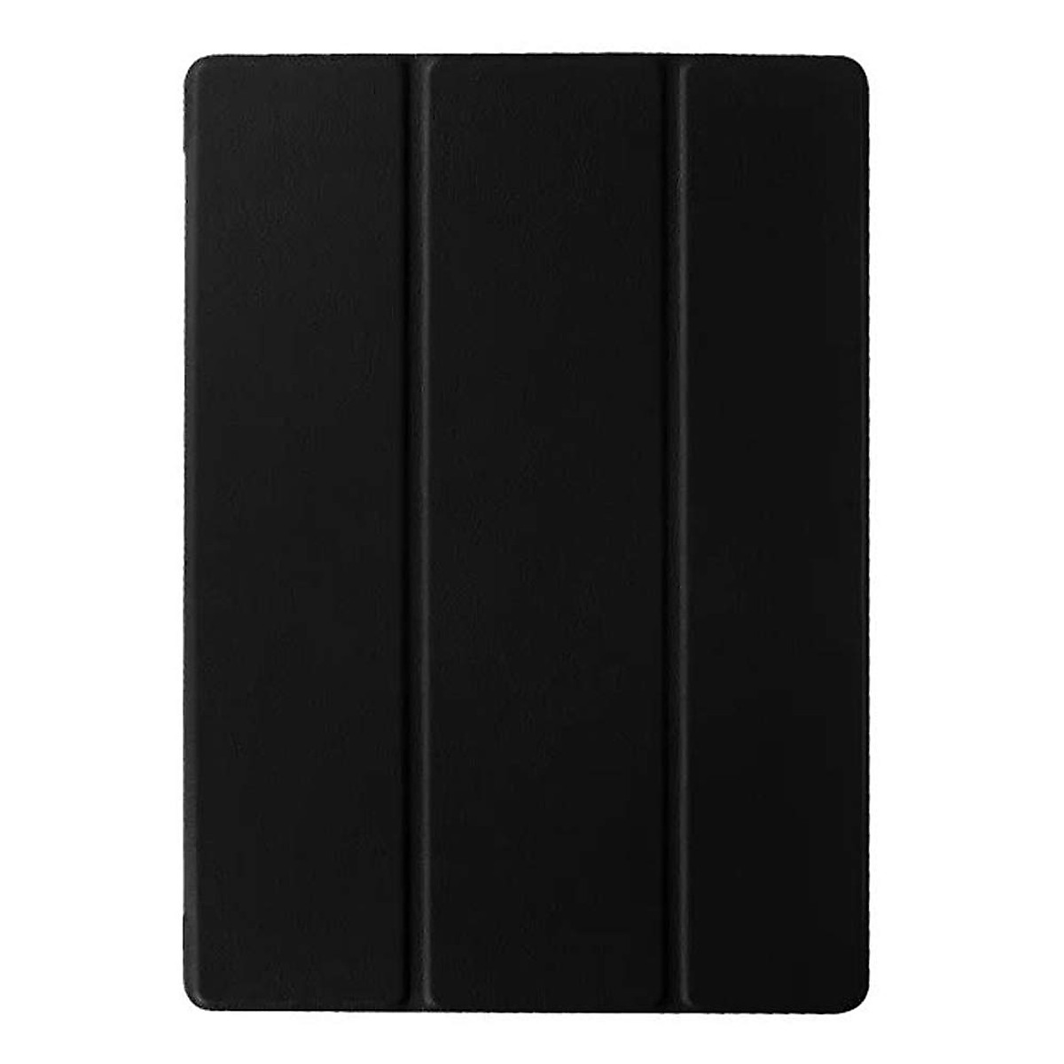 for Microsoft Surface 3 1645 1657 10.8 inch Tablet PC Smart Cover, Ultra Slim Folio Stand with Sleep/Wake Up Function Leather Case for Surface3 10.8" (1-Black)