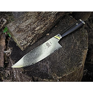 Mercer Culinary M13795 Premium Grade Super Steel, 8-Inch The Hunter Chef's Knife, G10 Handle
