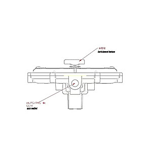 Huayicarbpart Natural Gas Conversion Kit Compatible with Duromax XP13000HX Generator 3KW LP 20HP Dual Fuel LP