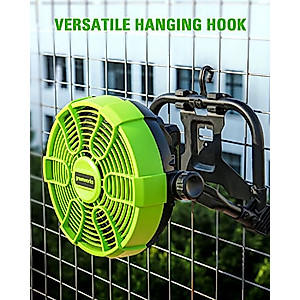 Greenworks 40V 10" (5-Speed) Fan (785 CFM), Hybrid (AC / DC), Battery Not Included