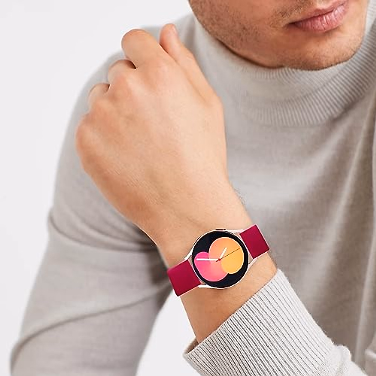 KQZunguo 8 Pack Silicone Band Compatible with Samsung Galaxy Watch 6&5&4 40mm 44mm/Watch 5 Pro 45mm/Watch 6 Classic 43mm 47mm/Watch 4 Classic 42mm 46mm, 20mm Soft Sport Strap for Women Men