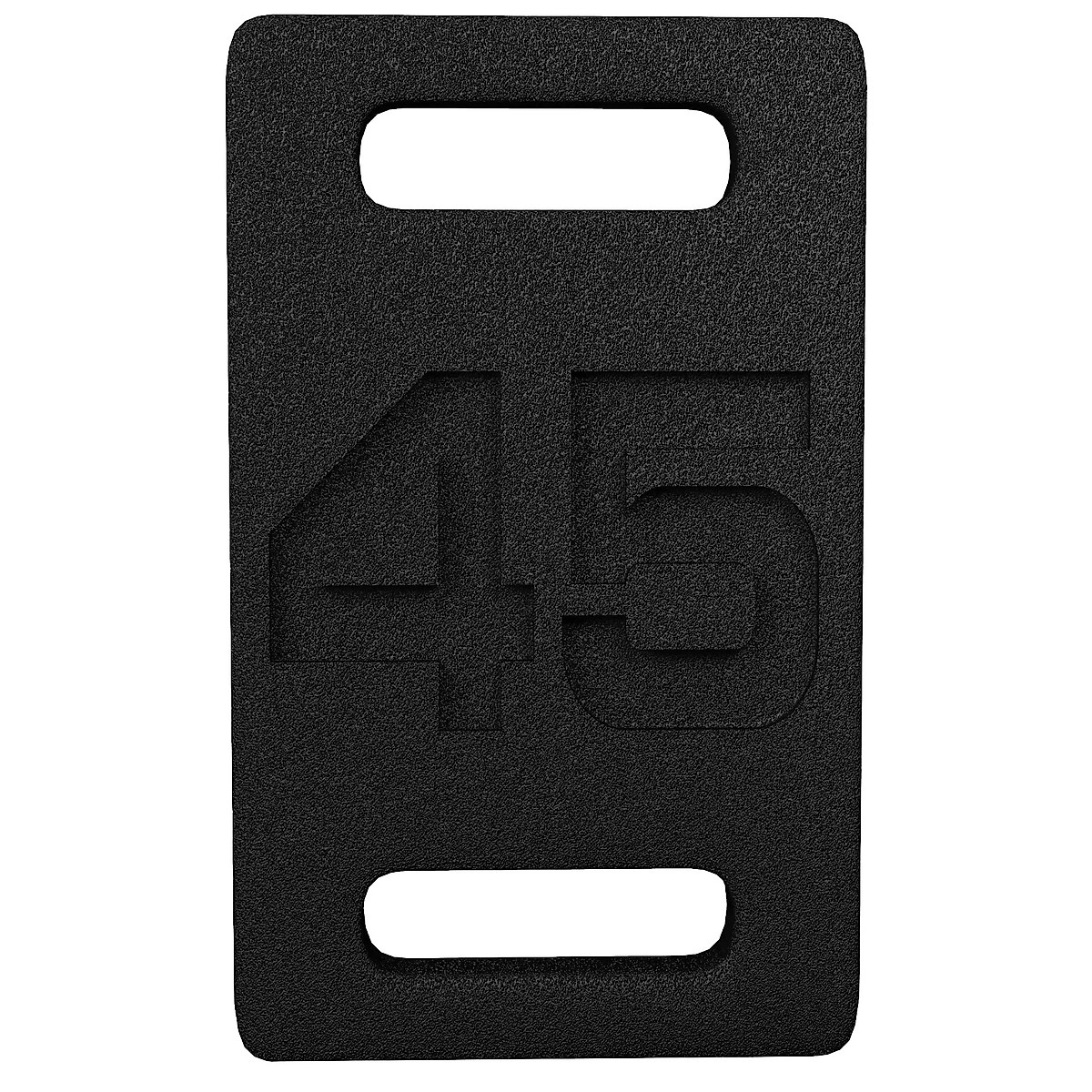 Signature Fitness Cast Iron Ruck Plate, Weighted Plate for Rucking, Swings, Squat, Strength Training, Fitness Workout, and Home Exercises, 45-Pound