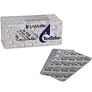 LaMotte 6996A CYA Cyanuric Acid TesTabs Tablet Reagent, 100/PK, exp Date Listed
