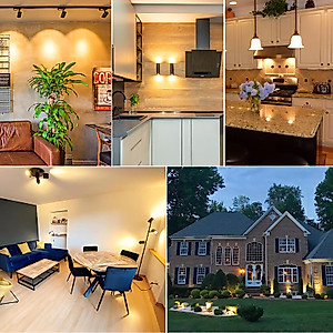 Lacnooe PAR20 Bulbs, 2 Pack 120V 50W PAR20 Flood Light Bulbs, Long Lifespan High Output Reflector Flood Lights, E26 Medium Base, Dmimable, Warm White