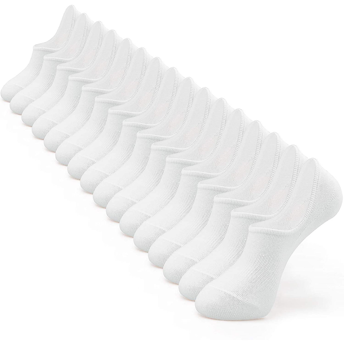IDEGG No Show Socks Men Low Cut Ankle Short Socks for Men Casual Athletic Socks with Non Slip Grip