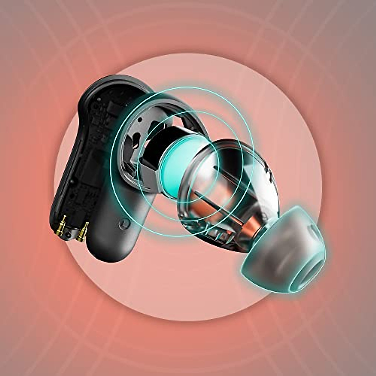 Skullcandy Rail In-Ear Wireless Earbuds, 42 Hr Battery, Skull-iQ, Alexa Enabled, Microphone, Works with iPhone Android and Bluetooth Devices - Black