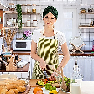 17 Pack Stretchable Polyester Turban Head Cover Twisted Pleated Headwrap By Ever Fairy (Style A)