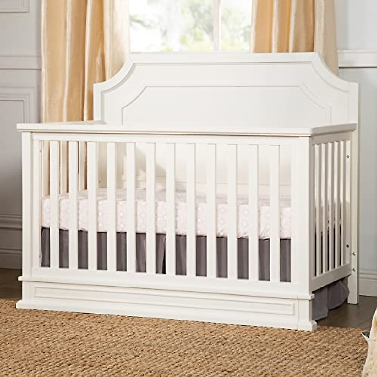 NAMESAKE Emma Regency 4-in-1 Convertible Crib in Warm White