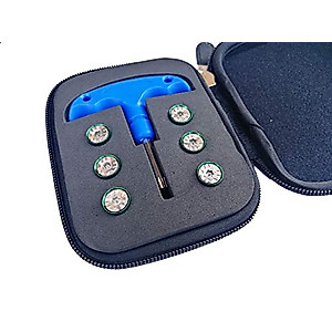 QHALEN 2g 4g 6g 8g 10g 12g Weights + Case + Wrench Tool for Taylormade Rocketballz RBZ Stage 2 Driver FW Driver Fairway Wood Rescure